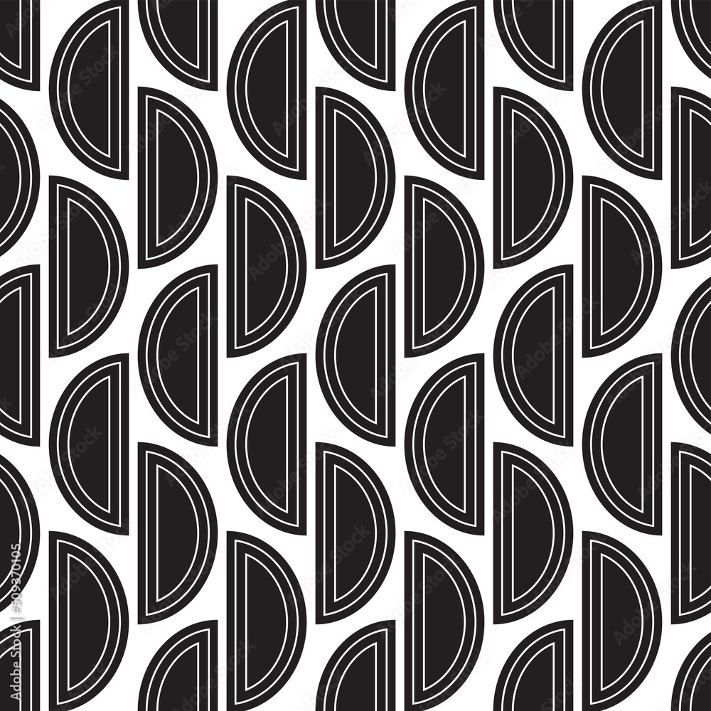 Seamless Geometric Oval Design Pattern for Fabric and Textile Print ...
