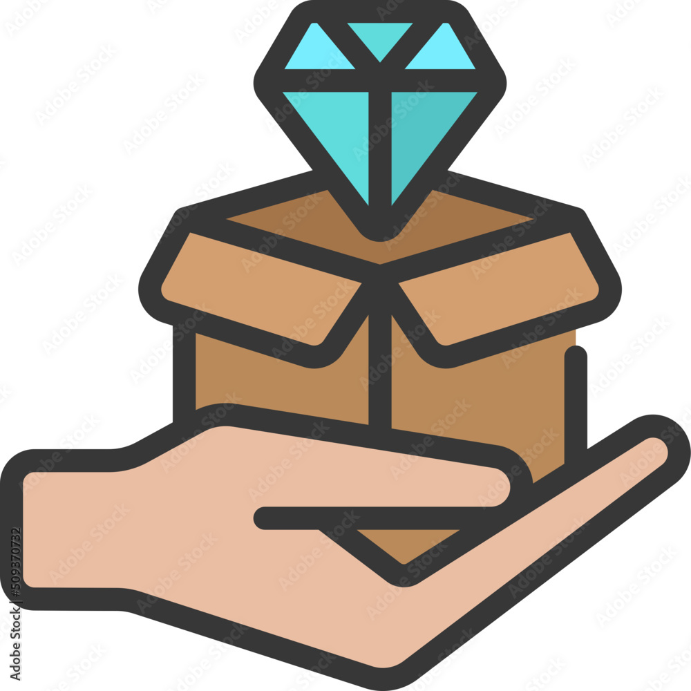 Value Proposition Icon Stock Vector | Adobe Stock