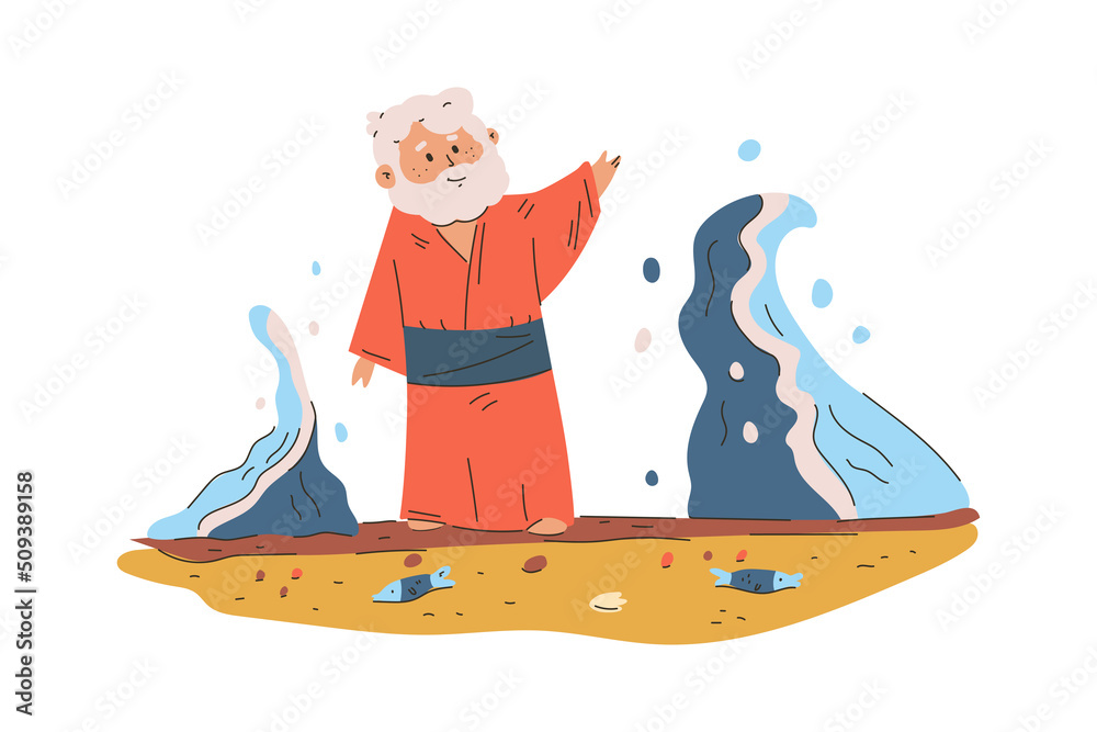Cartoon Moses
