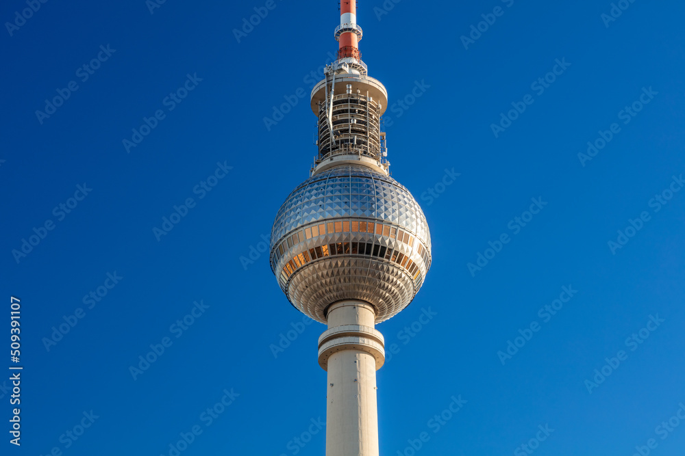 Berlin Television Tower, Berliner Fernsehturm, Berlin, Germany Stock ...