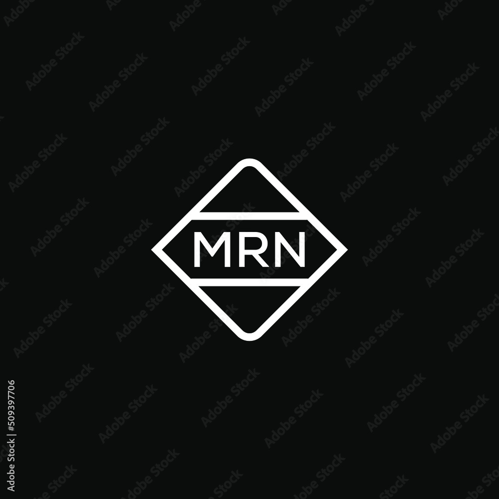 MRN 3 letter design for logo and icon.MRN monogram logo.vector ...