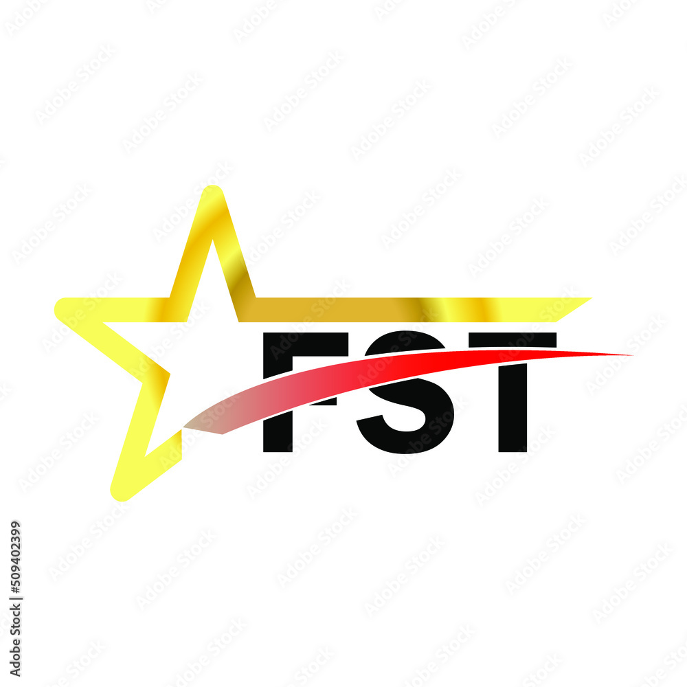 FST letter logo design. FST creative letter logo. simple and modern ...
