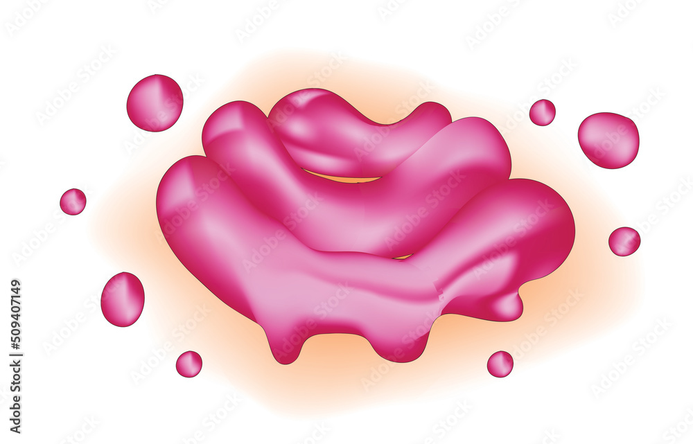 3D anatomy of Golgi body (dictyosome structure) Stock Vector | Adobe Stock