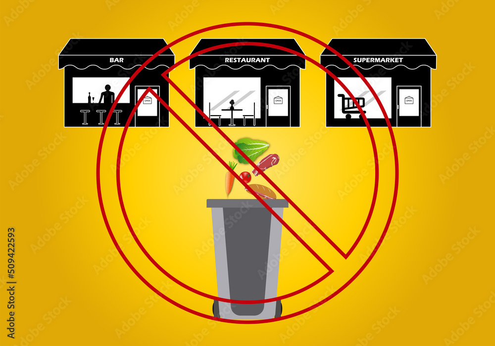 Prohibido tirar comida, los bares, restaurantes y supermercados, al ...