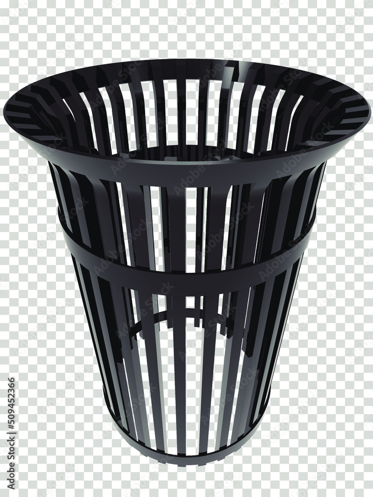 trash can render png Stock Vector | Adobe Stock