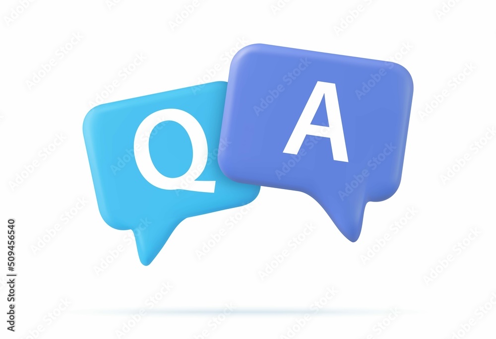 3d Speech Bubble With Q And A Letters Stock Vector Adobe Stock 3d-speech-bubble-with-q-and-a-letters-stock-vector-adobe-stock