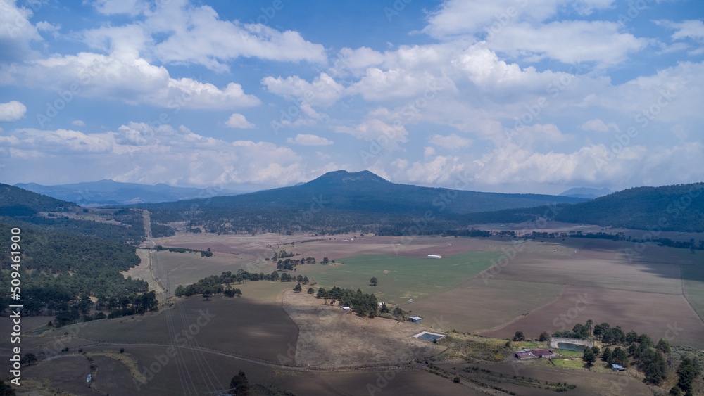 Volcan Pelado, montañas de Parque Nacional Cumbres del Ajusco, Ciudad ...