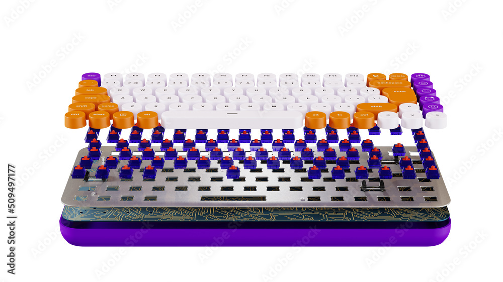 Computer Keyboard Internal Parts