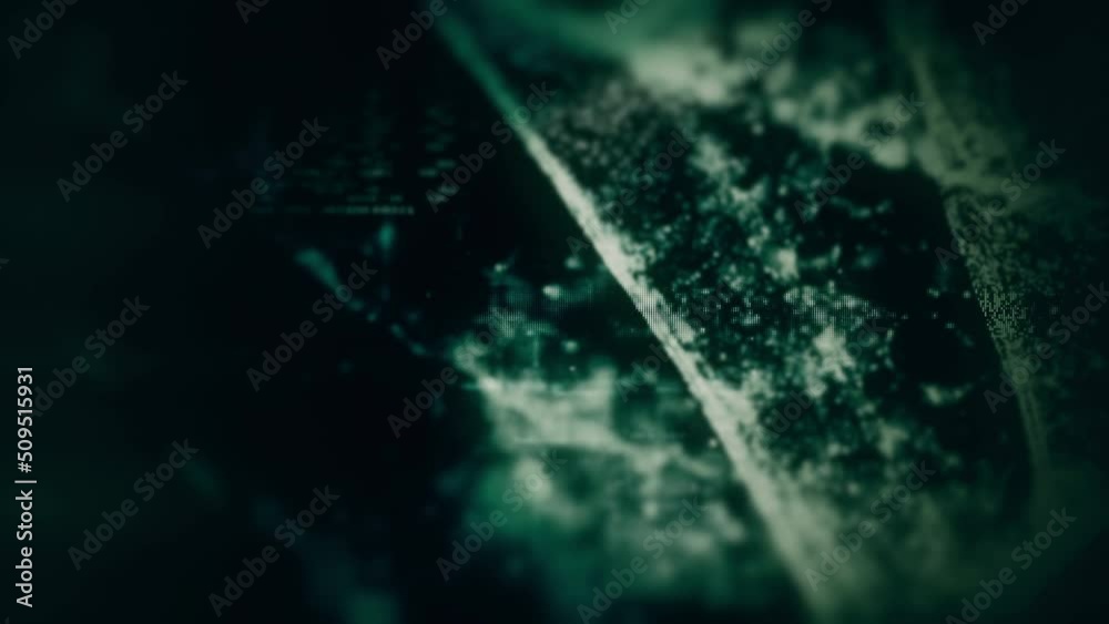 Vertical screen Format : Futuristic abstract de-focus Metaverse data ...
