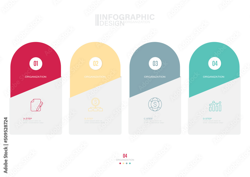 Business data visualization. Infographic Elements stock illustration ...