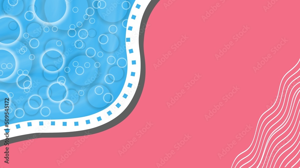 Abstract bubble blue pink backgrounds illustration and textures with ...