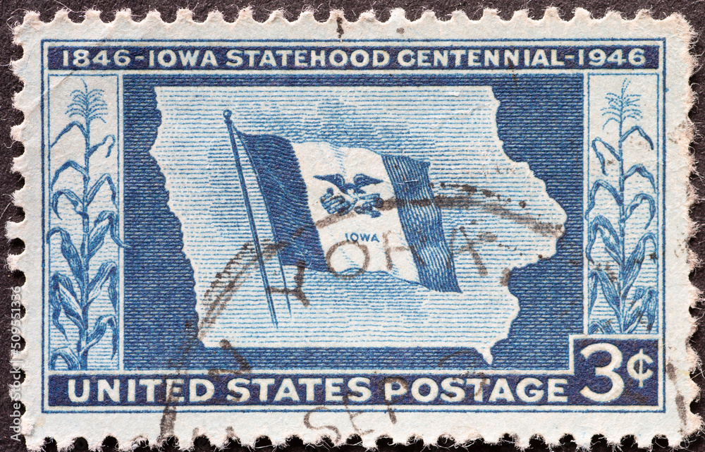 UNITED STATES - CIRCA 1946: a postage stamp from UNITED STATES ...