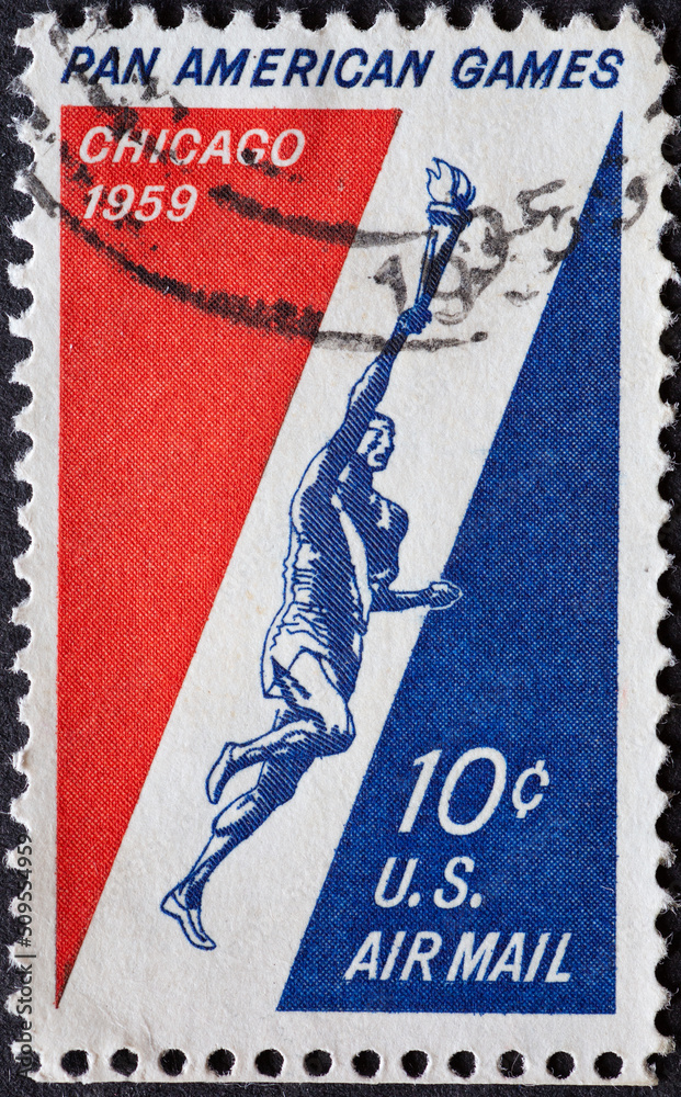 UNITED STATES - CIRCA 1959: a postage stamp from UNITED STATES ...