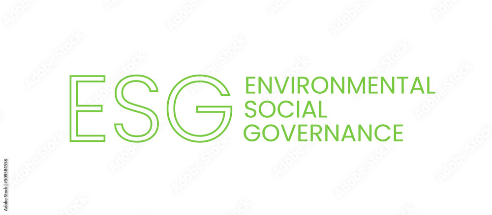 ESG environmental, social, corporate governance concept symbol sign ...