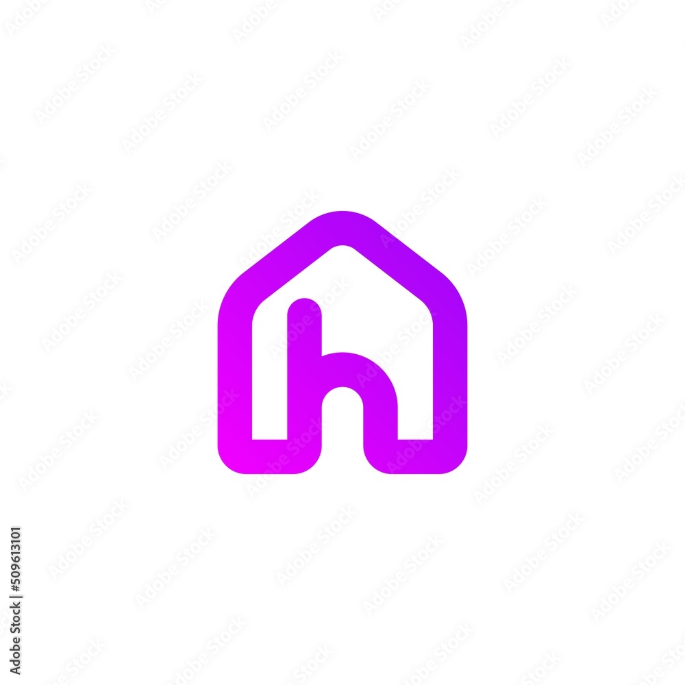 Modern and simple letter H Homes logo concept Stock Vector | Adobe Stock