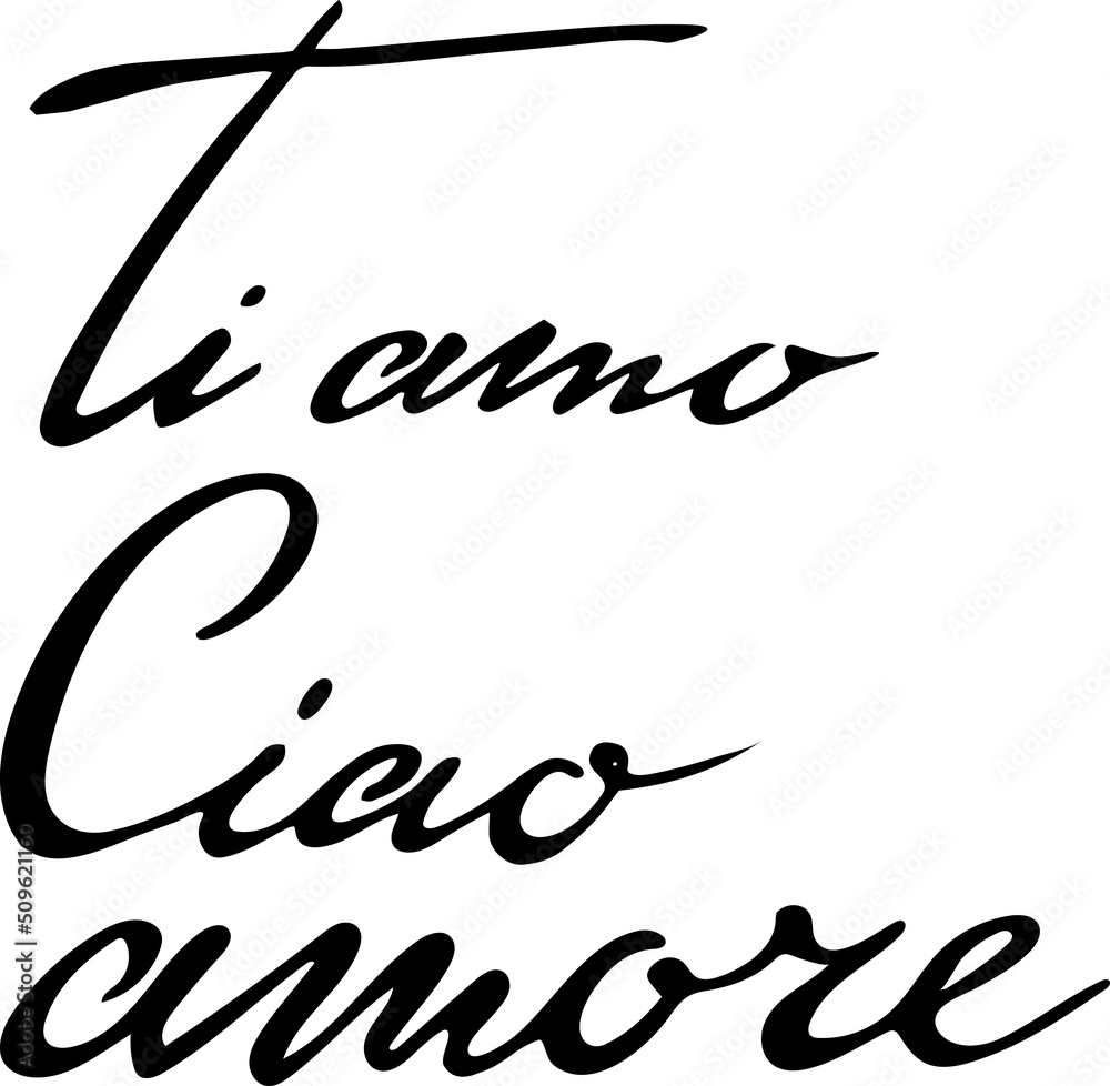Italian Love Words Phrases