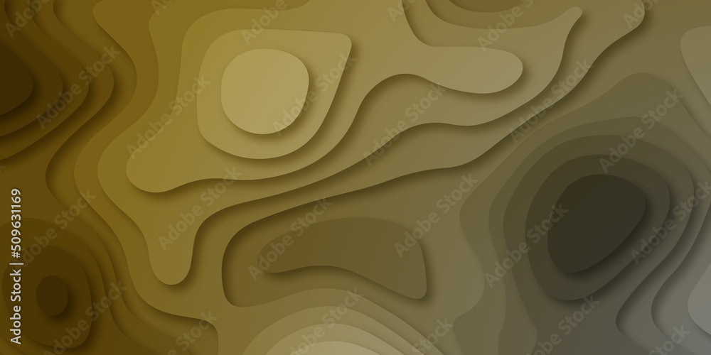 Papercut multi layers 3D color texture vector background. Abstract ...