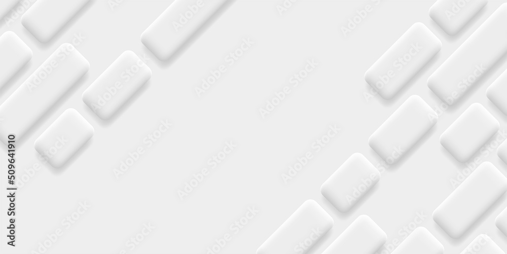 Abstract white background with volume bricks texture Stock Vector ...