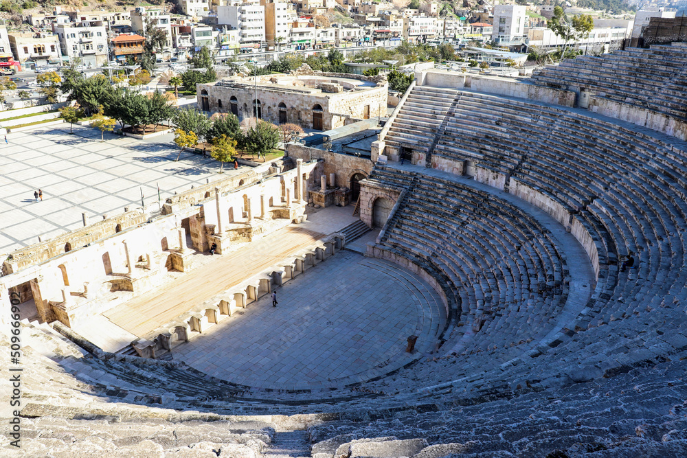 Roman amphitheatre - Amman, Jordan (downtown) roman and greek history ...