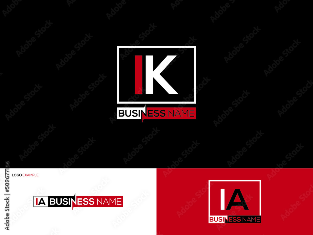 Initial IK Logo Image, Letter Ik ki Logo Icon Design For Your Product ...
