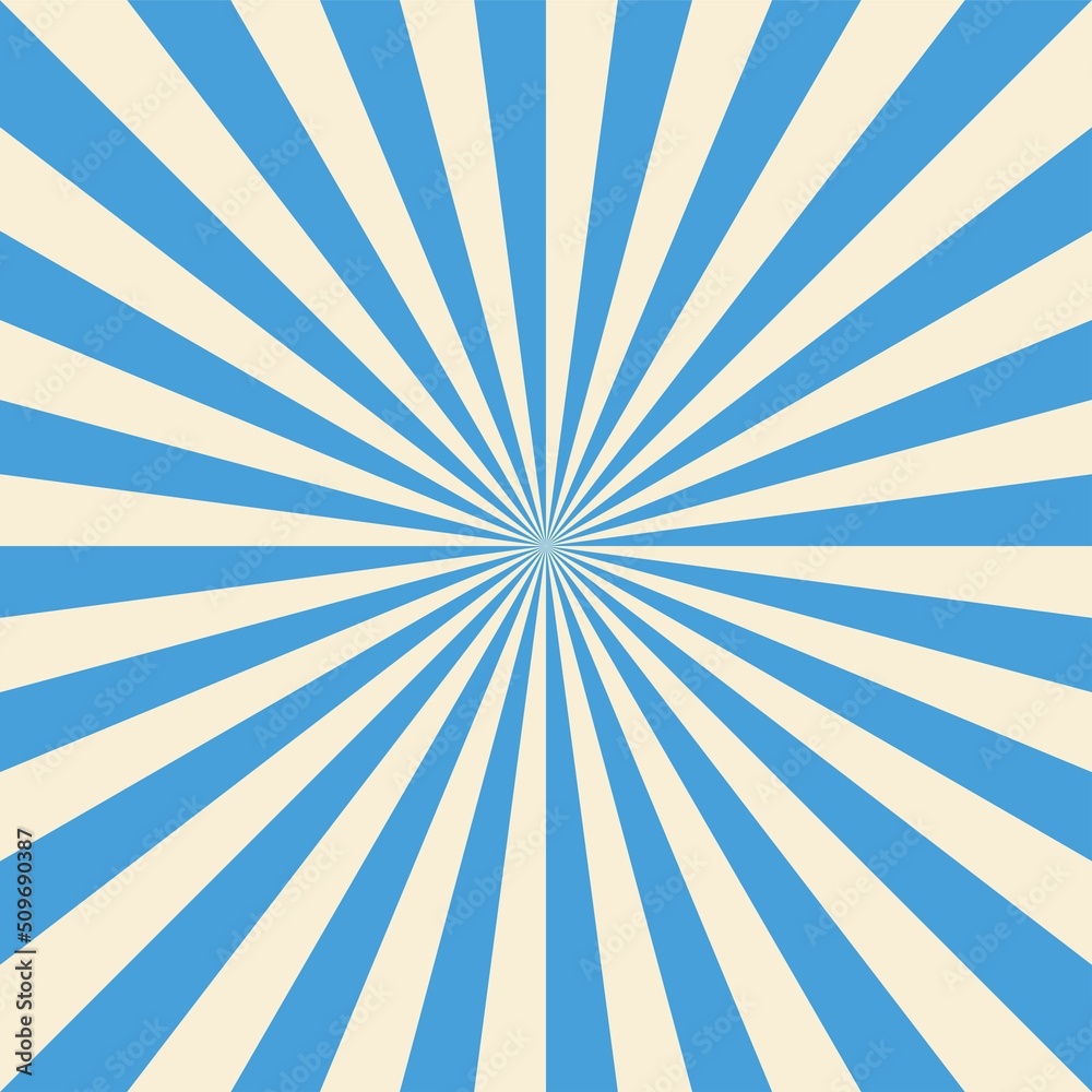 blue sunburst vector abstract background, wallpaper, illustration ...