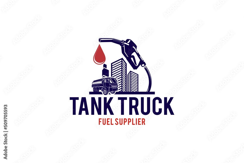 Automotive fuel tankers logo shipping fuel design refueling gun icon ...