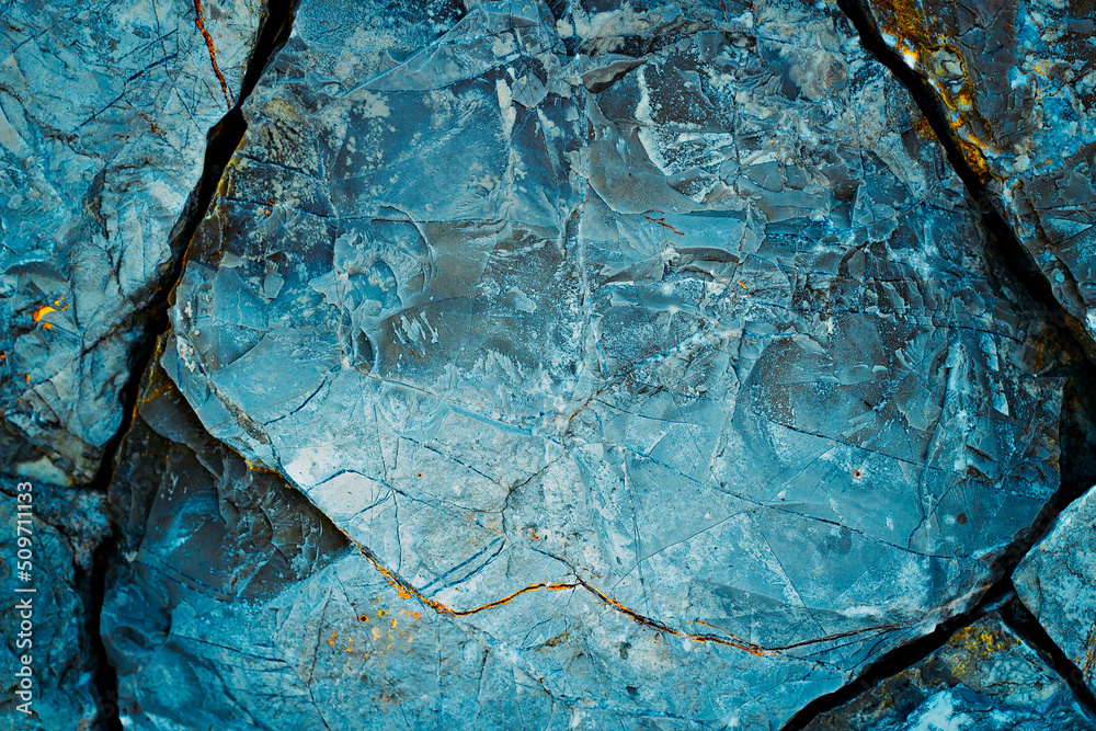 Ice surface texture. Splits in ice. Cool background. Ice cracks. Rock ...