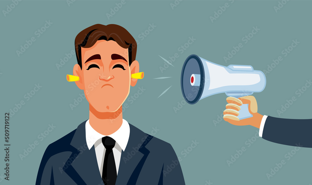 Not Listening Cartoon