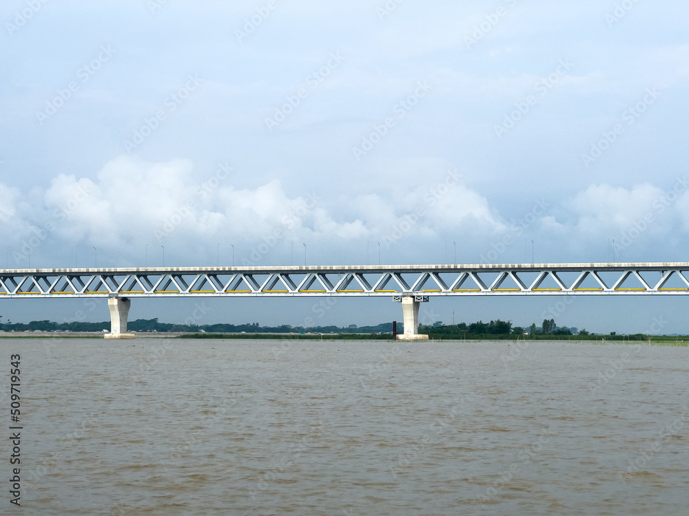Padma Multipurpose Bridge. Largest Mega Structure of Bangladesh. Stock ...
