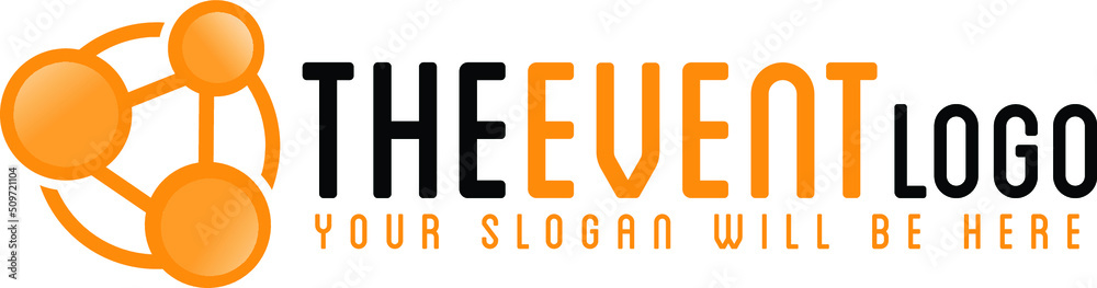 Vector illustration of technology modern art event logo design template ...