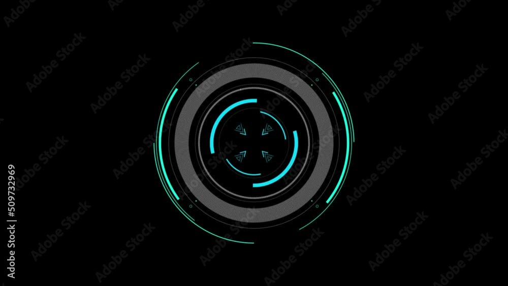 PNG Alpha.Circle HUD technological futuristic elements.Sci Fi circle ...