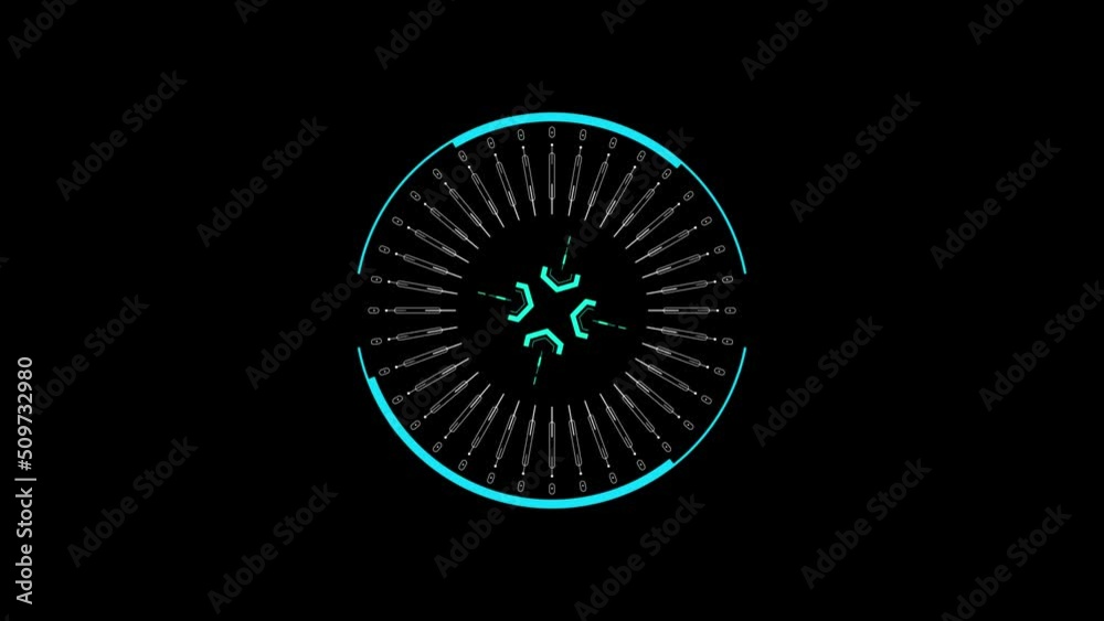 PNG Alpha.Circle HUD technological futuristic elements.Sci Fi circle ...
