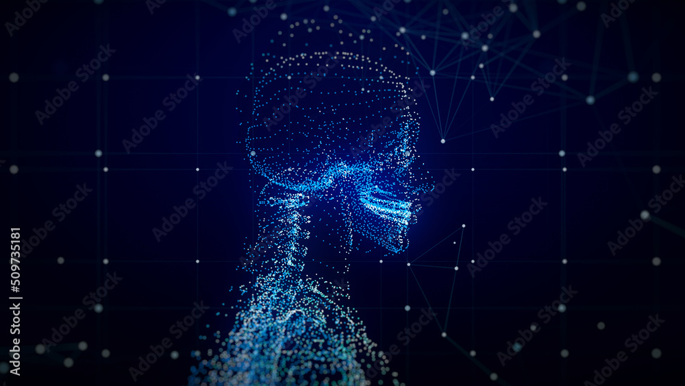 3d, ai, analyze, animation, big data, blue, blueprint, dark, detection ...