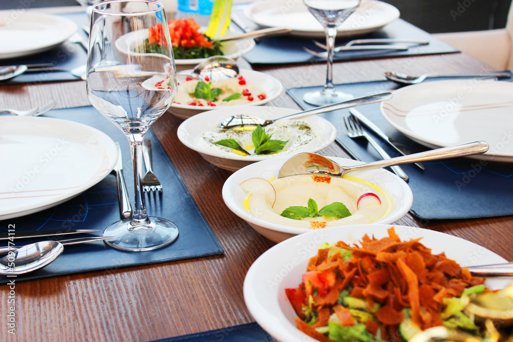 Traditional Arabic food | Arabic food backgrounds | Lebanese food ...