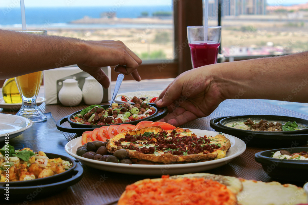 Traditional Arabic food | Arabic food backgrounds | Lebanese food ...