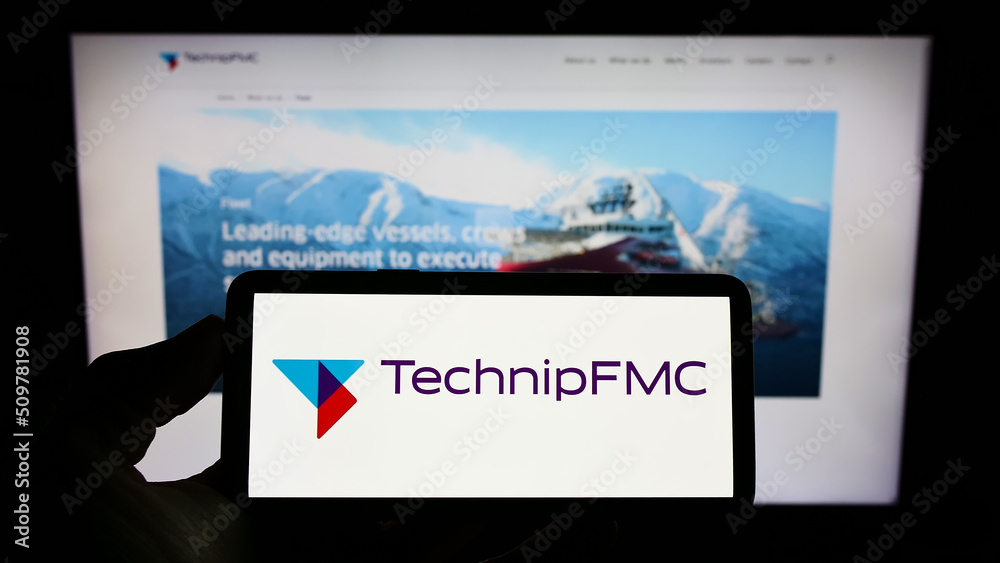 Stuttgart, Germany - 05-28-2022: Person holding cellphone with logo of ...