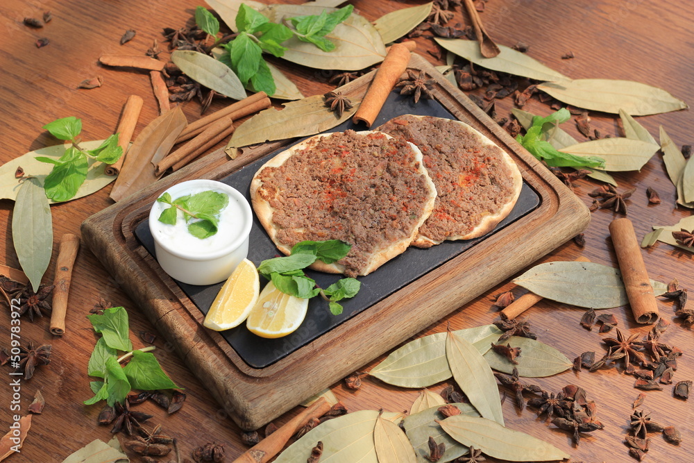 Traditional Arabic breakfast | Arabic food and drinks backgrounds ...