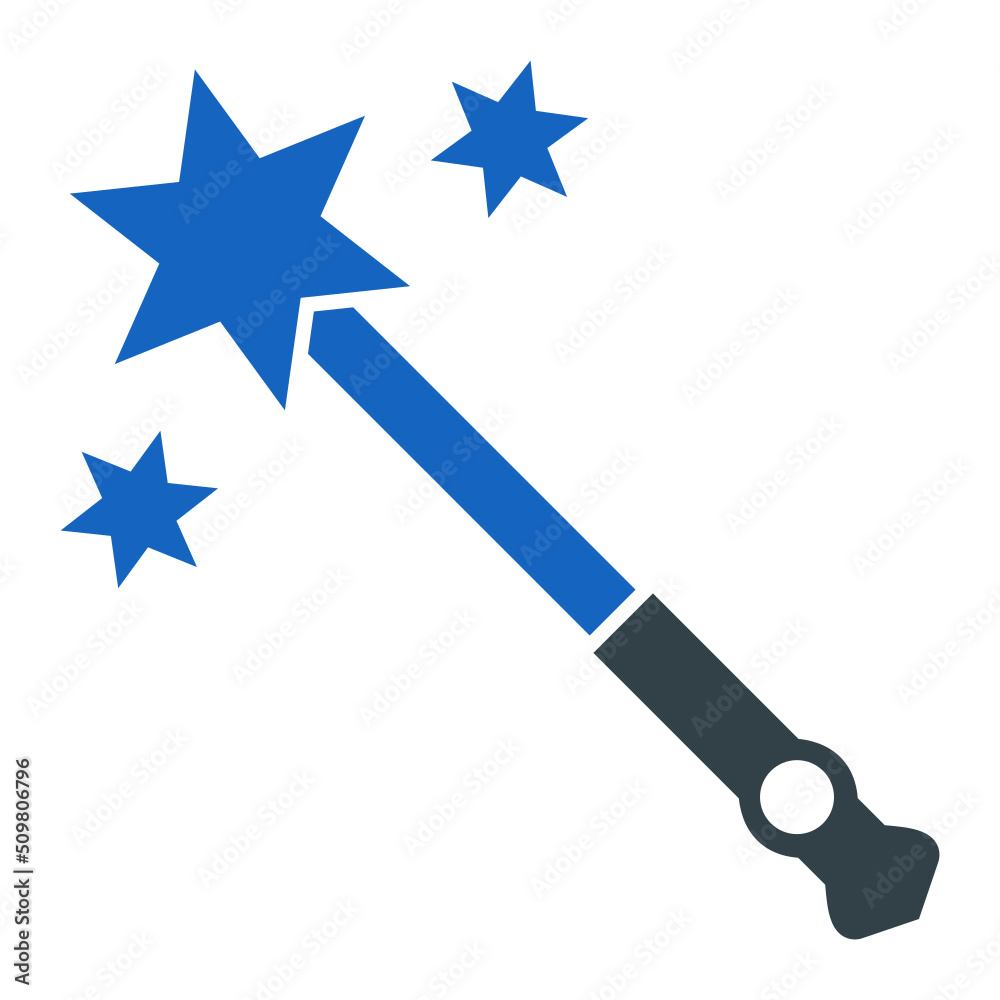 Magic Wand Icon Design Stock Vector | Adobe Stock