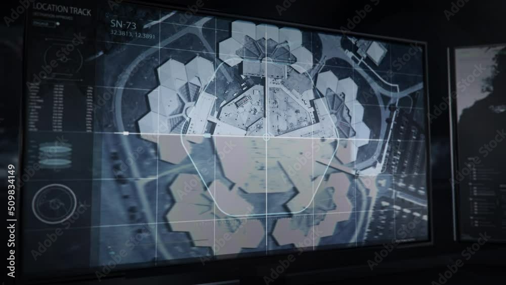 Modern Maximum Security Jail Correctional Facility Target Aerial ...