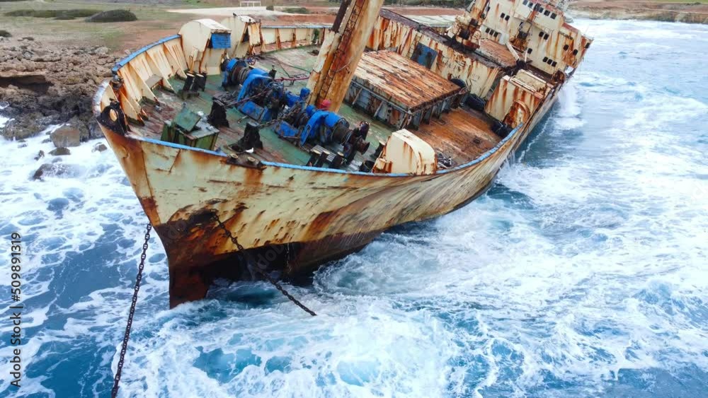 Shipwreck, Wreck Sunken Ship in the Sea or Ocean, Environmental ...