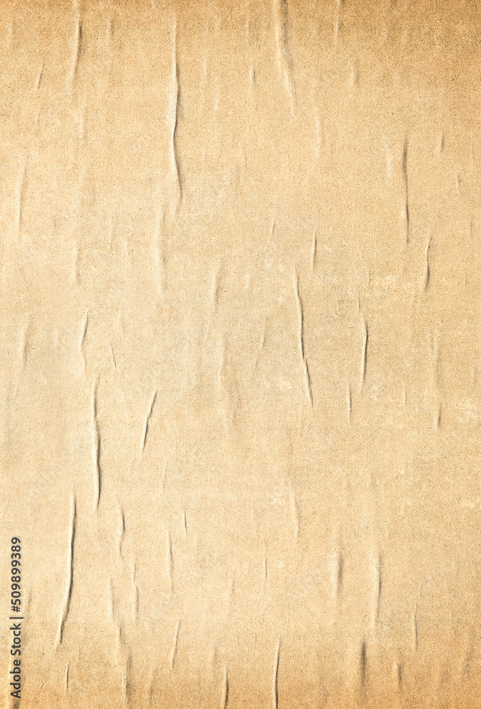 Vintage distressed plakat background Wrinkled old paper poster template ...