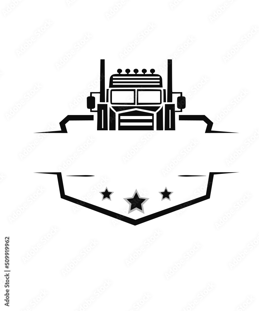 trucking company logo svg, trucker logo svg, semi truck svg, semi truck ...
