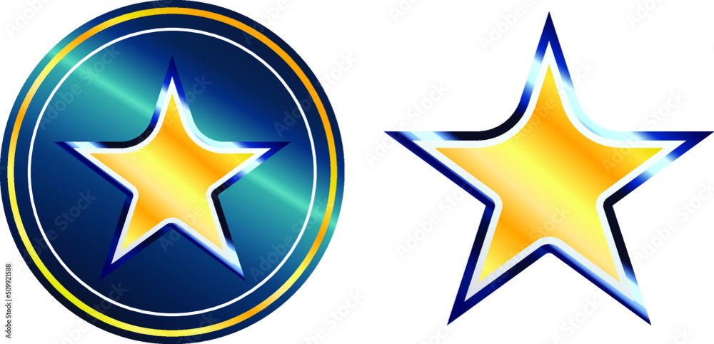 Star logo emblem logos geometric Stock Vector | Adobe Stock