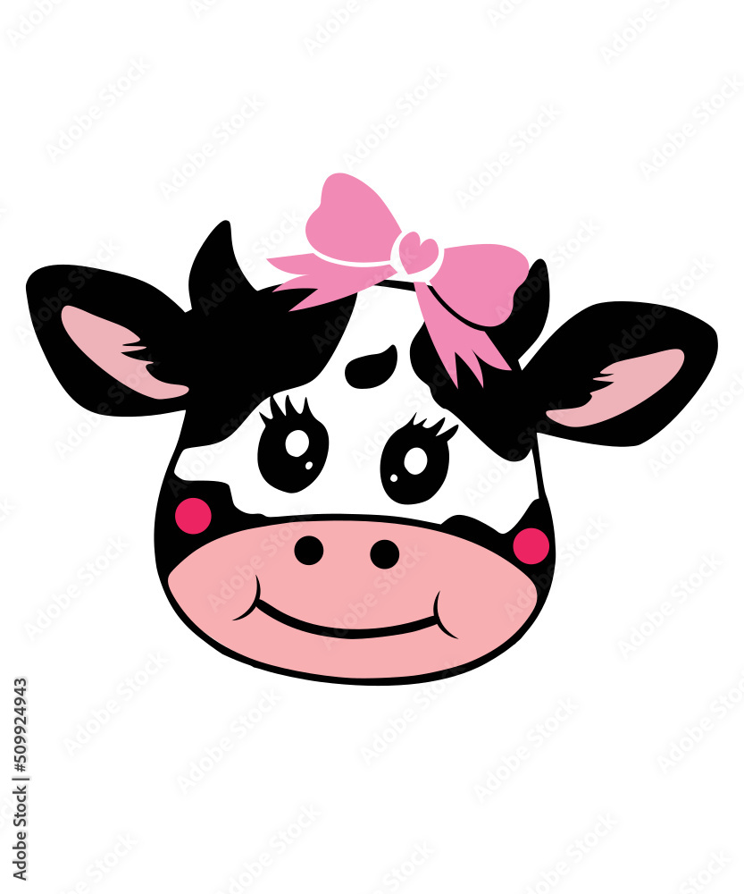 cow svg png, cow print svg, baby cow svg, cow girl svg, cute cow svg ...