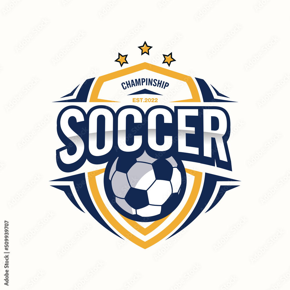 Soccer Football Badge Logo Design Templates | Sport Team Identity ...