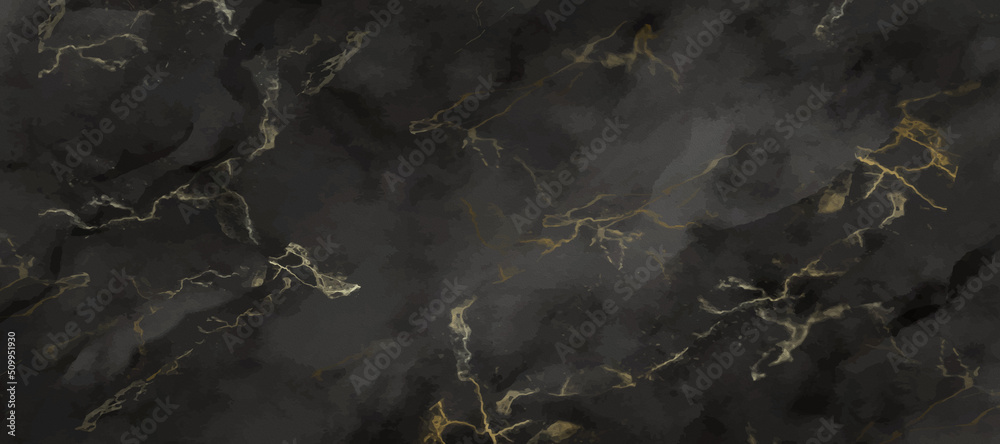 Black marble with Multi colour veins, Dark natural pattern for ...