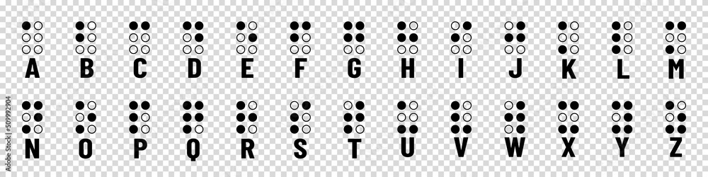 Braille Alphabet - Tactile Writing System Used By People Who Are Blind ...