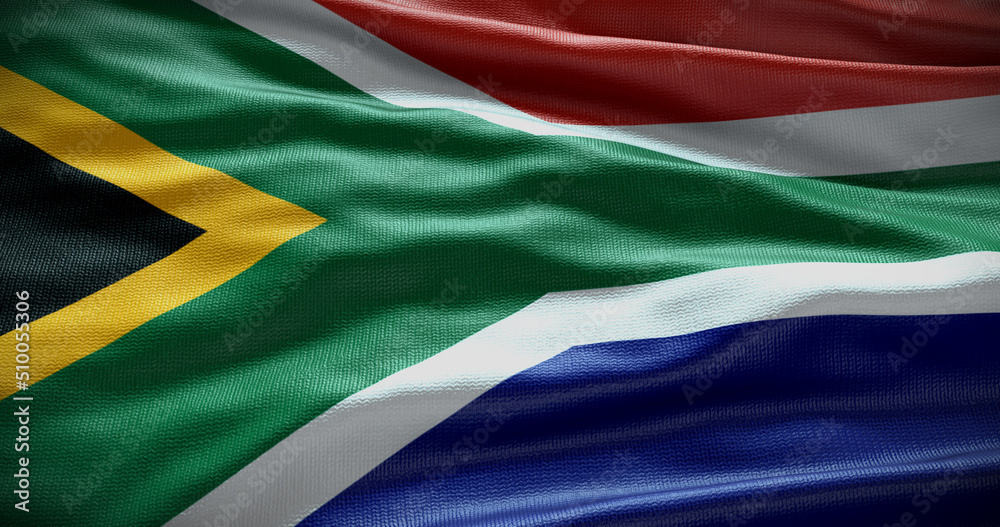 South Africa national flag background illustration. Symbol of country ...