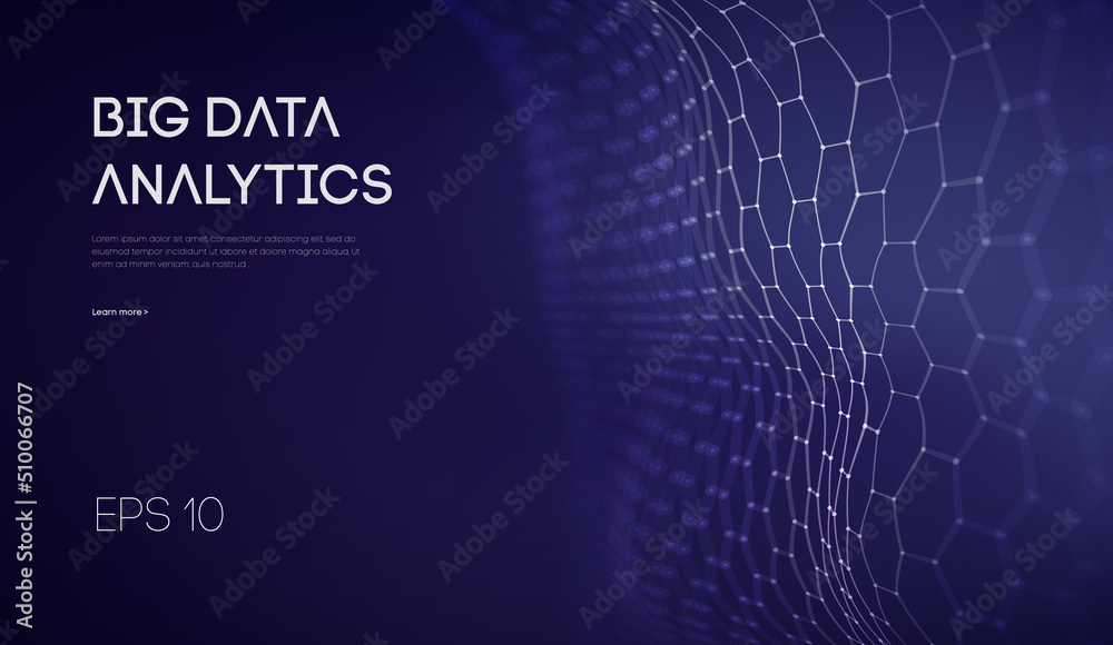 Big Data. Business inteligence technology background. Binary code ...