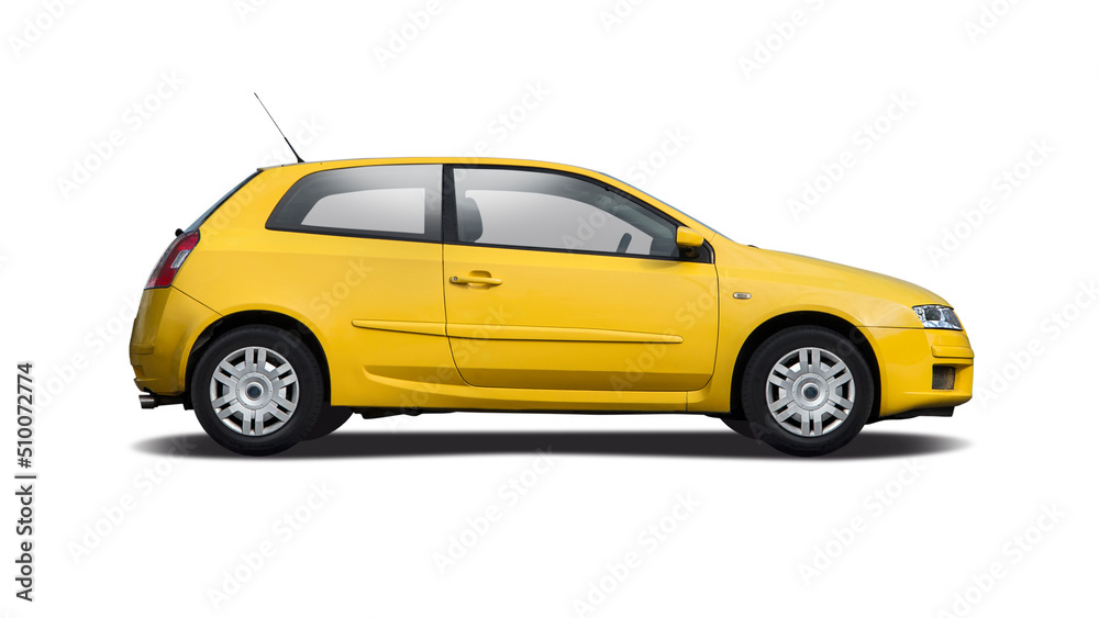 Fiat stilo car, side view isolated on white background, 6 October 2016 ...
